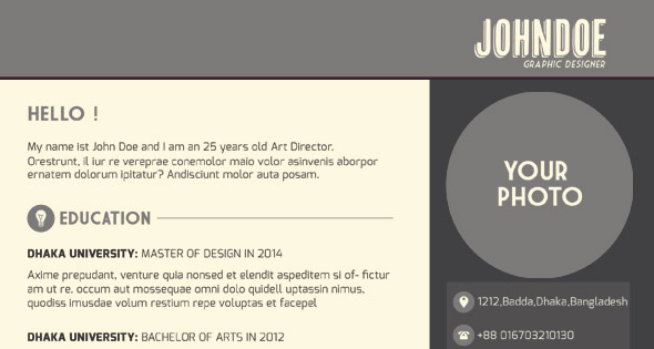 Modelos de CV muy originales para descargar - Blog OficinaEmpleo